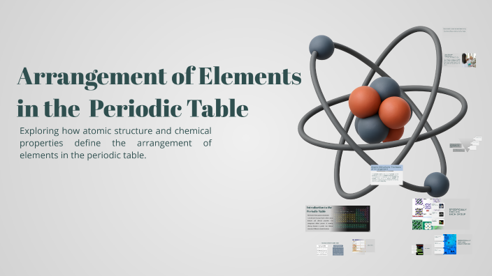 Understanding the Periodic Table: Arrangement and Properties by RICHLYN ...