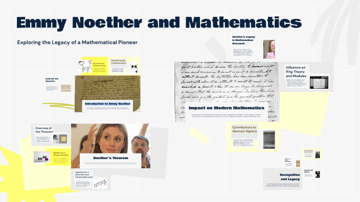 Emmy Noether: The Mathematician Who Revolutionized Algebra by bahadir ...