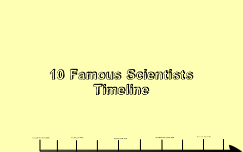 Famous Scientist Timeline by Lynn Laufou on Prezi