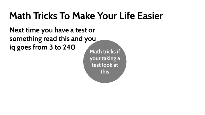 Tips and tricks to pass any test by Jayden Wills on Prezi