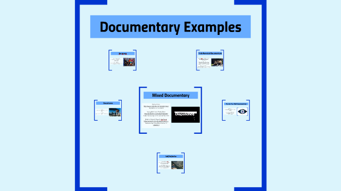 Documentary Examples by Nichola Marland