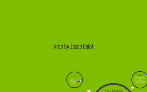 Arab by Jacob Balot