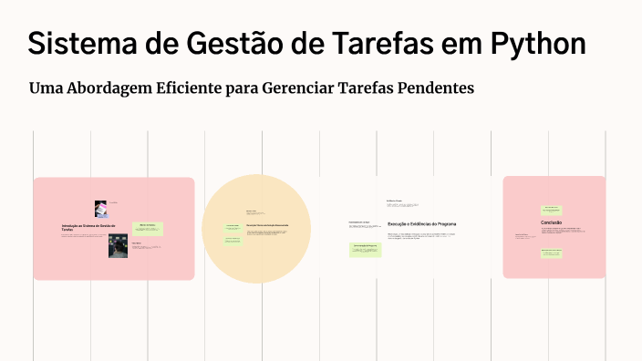 Sistema de Gestão de Tarefas em Python by Vinícius de Souza Carvalho on ...