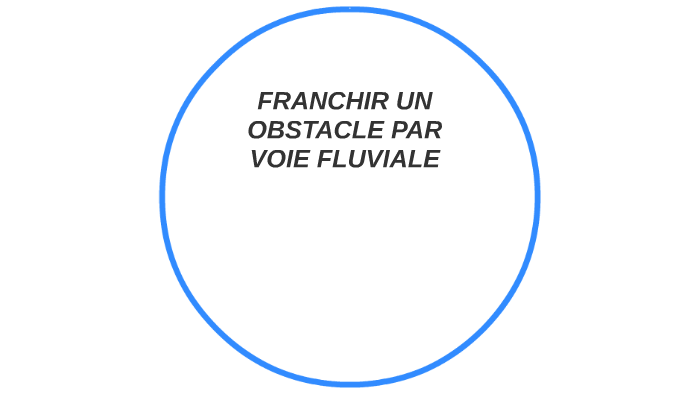 FRANCHIR UN OBSTACLE PAR VOIE FLUVIALE by eleve ventadour on Prezi