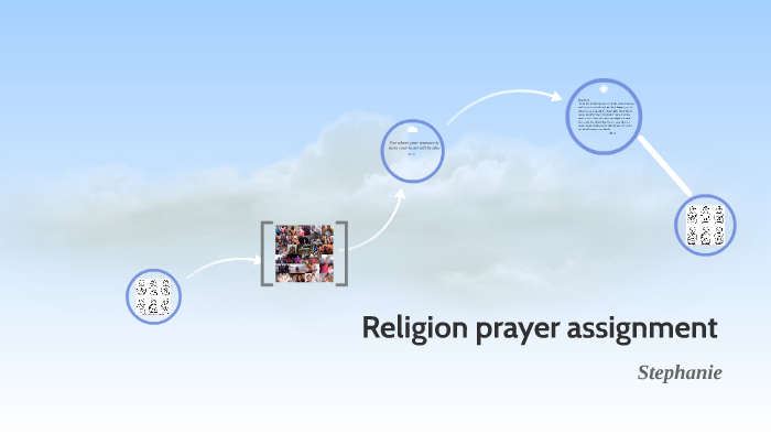 Religion prayer assignment by stephanie diaz