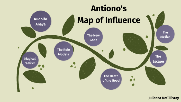 Bless Me, Ultima Map of Influence by Julianna McGillivray on Prezi
