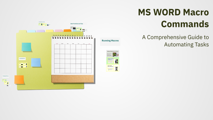 MS WORD Macro Commands by Dilshod Qazaqboyev on Prezi