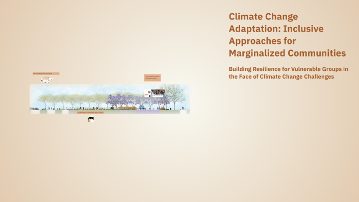 Climate Change Adaptation: Inclusive Approaches for Marginalized ...