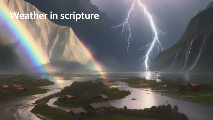 Weather in scripture by Paul Bateman on Prezi