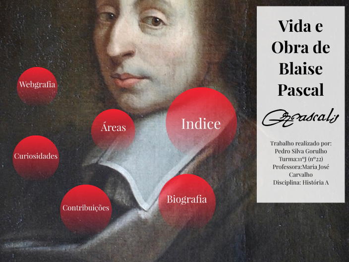 Vida e Obra de Blaise Pascal by Pedro Gorgulho on Prezi