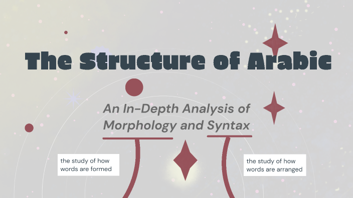 The Structure of Arabic by Alia Fayyadh on Prezi