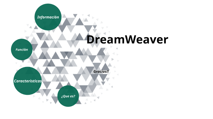 Mapa mental Dreamweaver by Jesús Ariaaas on Prezi