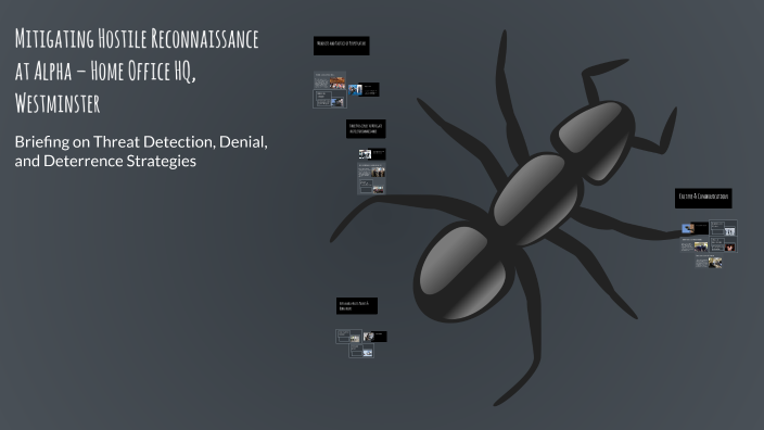 Mitigating Hostile Reconnaissance at Alpha – Home Office HQ ...