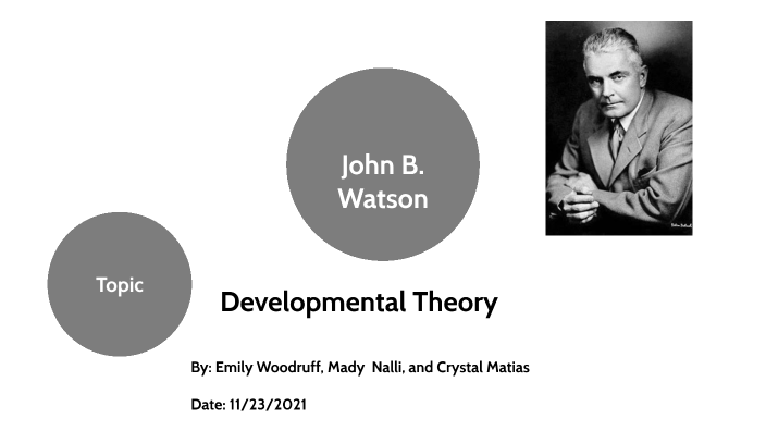 Developmental Theorist - John B. Watson by Crystal Matias on Prezi