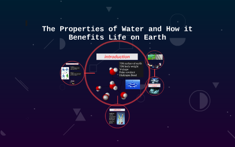 The Properties of Water and How it Benefits Life on Earth by Angela Liu ...