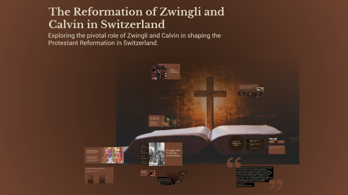 The Reformation of Zwingli and Calvin in Switzerland by Andrea Del ...