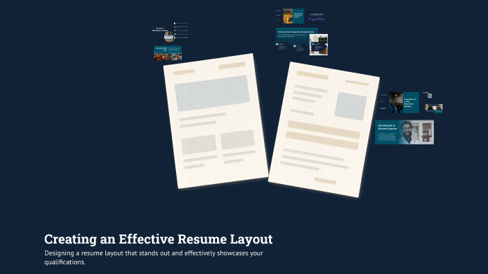 Creating an Effective Resume Layout by Eric Thompson on Prezi
