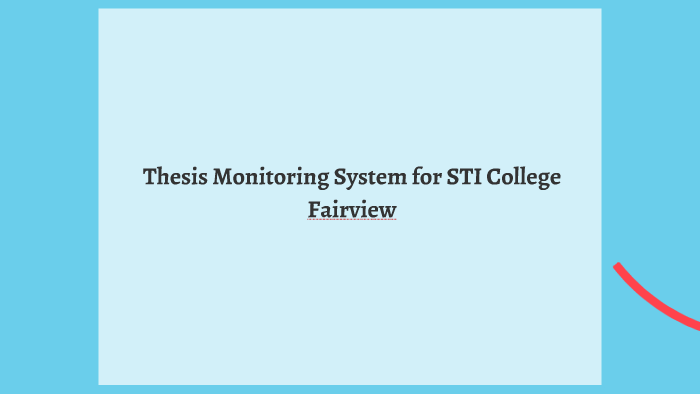 Thesis Library with Monitoring System for STI ICT Department by Eirand ...