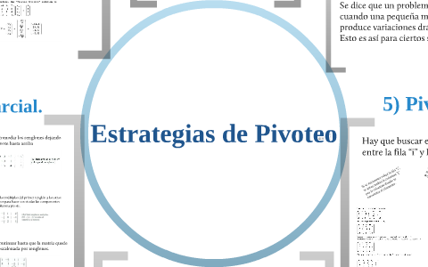 Estrategias de Pivoteo by Rodolfo Galan on Prezi