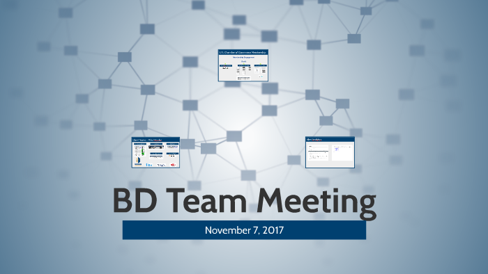 BD Team Meeting by Michael Zukewich on Prezi