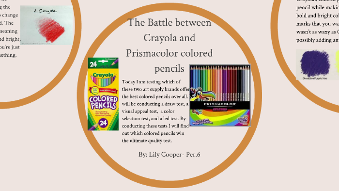 The Battle between Crayola and Prismacolor colored pencils by Lily ...