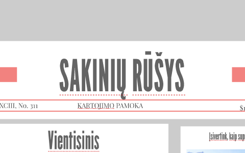 SAKINIŲ RŪŠYS by Danguolė Rimavičienė on Prezi