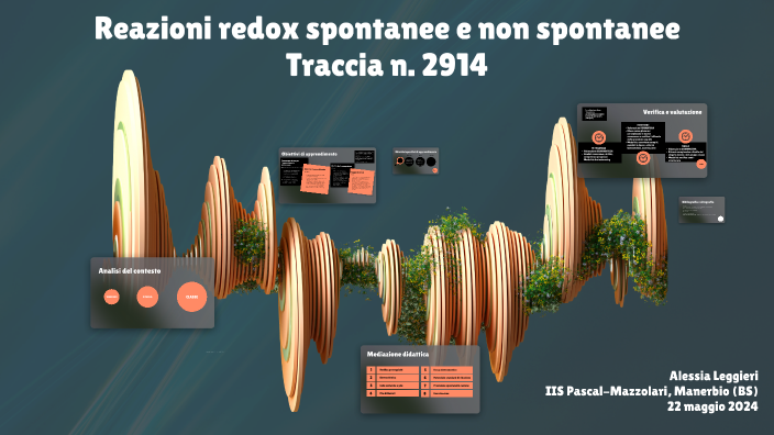 Redox spontanee e non spontanee by Alessia Leggieri on Prezi