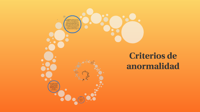Criterios de anormalidad by RAMOS DIAZ on Prezi