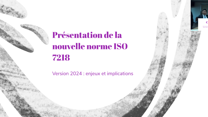 Présentation de la nouvelle norme ISO 7218 by zahia Hamel on Prezi