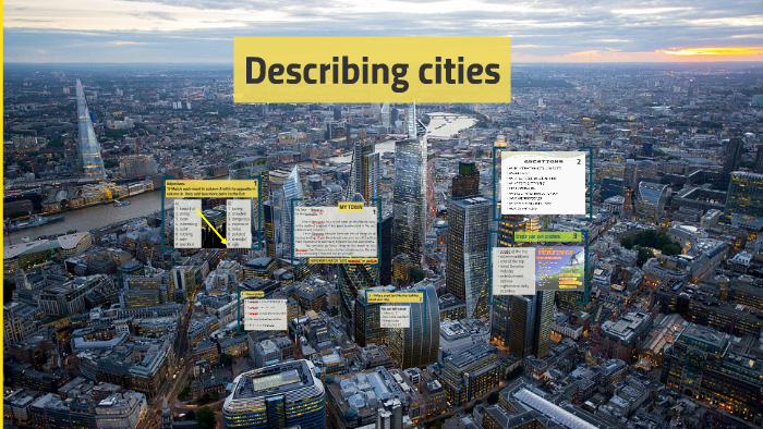 Describing cities by on Prezi