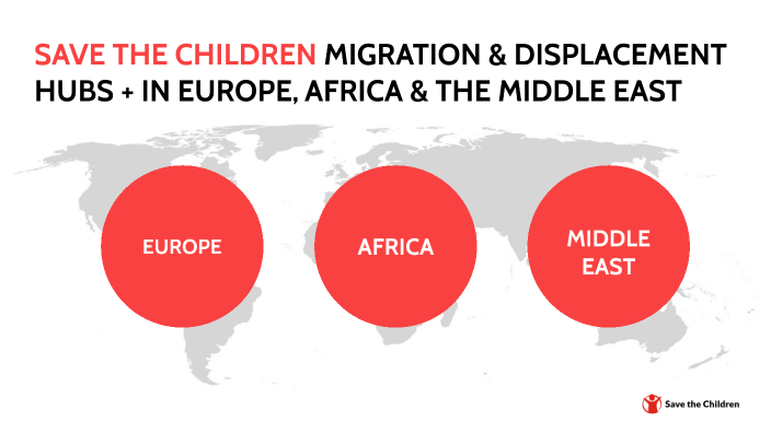 Save the Children Migration & Displacement Hubs + in Europe, Africa ...