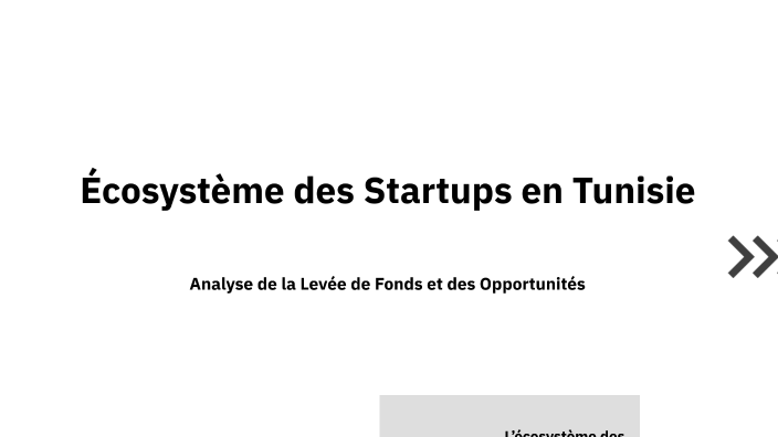 Écosystème des Startups en Tunisie by Adam Ben Msarra on Prezi