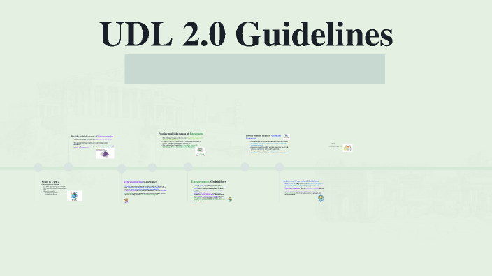 UDL 2.0 Guidelines by Fatima Rivera Lopez on Prezi