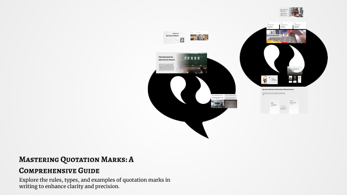 Mastering Quotation Marks: A Comprehensive Guide by Stephanie Thomas on ...