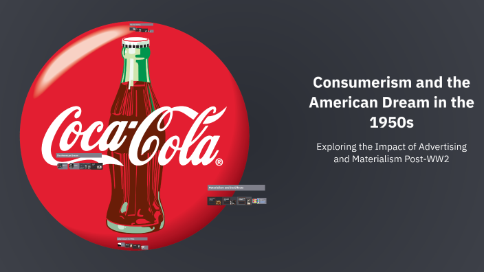 Consumerism and the American Dream in the 1950s by Nevaeh Durham Ash on ...