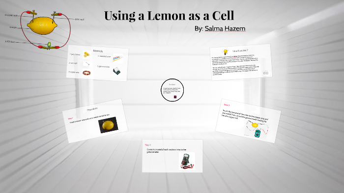 Using a Lemon as a Cell by Salma Hazem