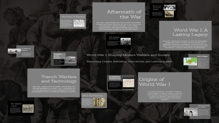 World War I: Shaping Modern Warfare and Society by Sean Henderson on Prezi