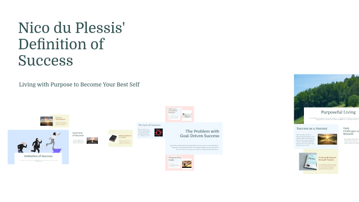 Nico du Plessis' Definition of Success by Nico du Plessis on Prezi