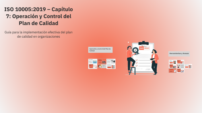 ISO 10005:2019 – Capítulo 7: Operación y Control del Plan de Calidad by ...