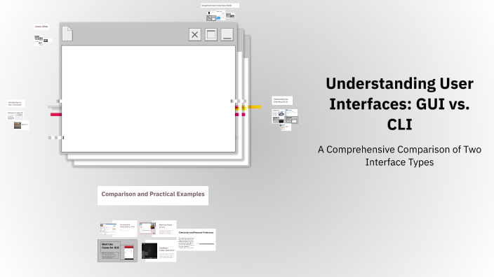 Understanding User Interfaces: GUI vs. CLI by PaTxI Palacios on Prezi