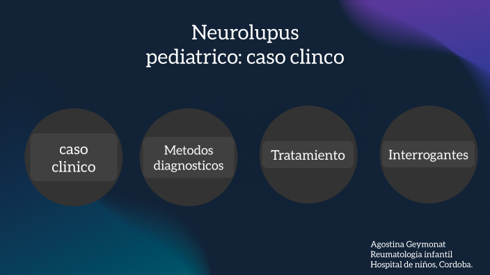 Neurolupus como forma de presentación inicial de lupus eritematoso ...