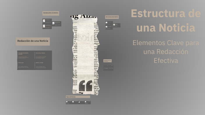 Estructura de una Noticia by Chloe on Prezi