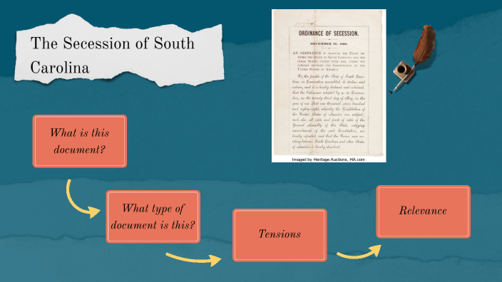 The Secession of South Carolina by Sean Pokoski on Prezi