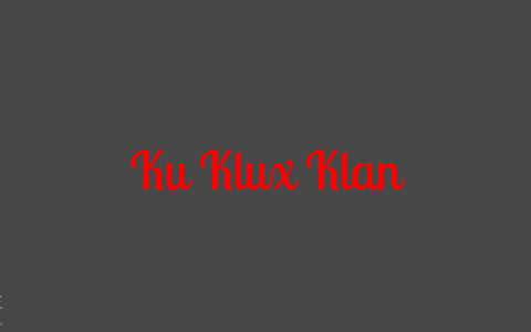 Ku Klux Klan by Adam Klock
