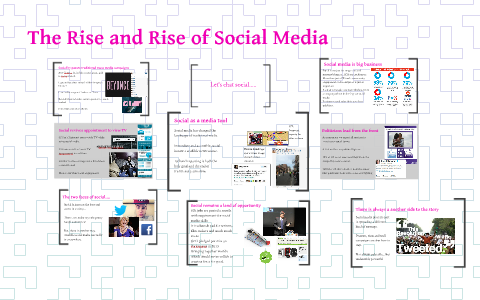 The rise and rise of social media by on Prezi