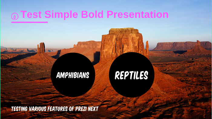 Test Simple Bold by Deirdre Curle on Prezi