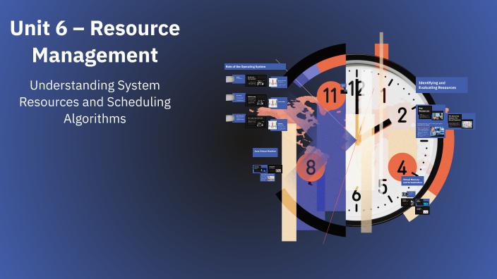 Unit 6 – Resource Management by Aishwarya Chavan on Prezi