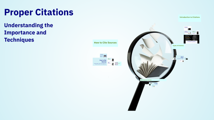 Proper Citations by Ethan Smith on Prezi
