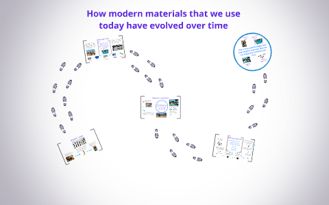 How modern materials that we use today have evolved over time by ...