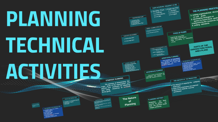 PLANNING TECHNICAL ACTIVITIES by Joseph Tingcoy on Prezi